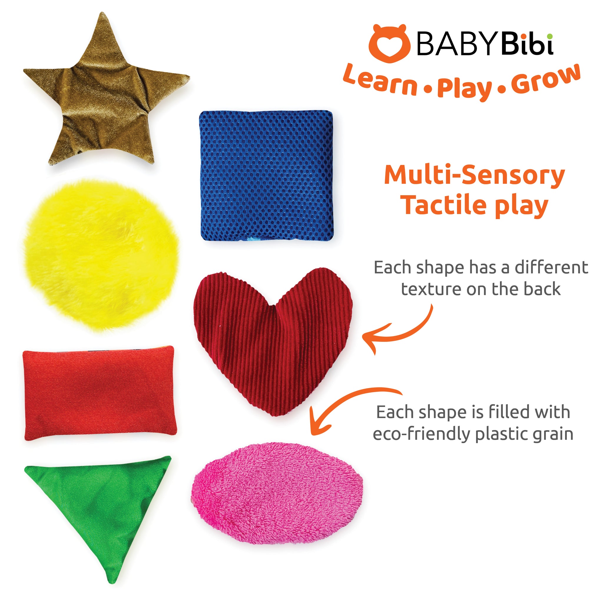 Bean Shapes with Graphics and Textures – BabyBibi